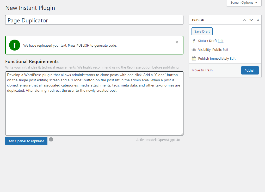 AIKO: Instant Plugins AI Developer by BoldThemes | CodeCanyon